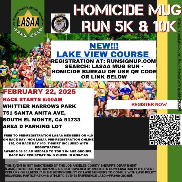 Stronger Together 5K Run/Walk - Los Angeles Sheriff's Athletic Association